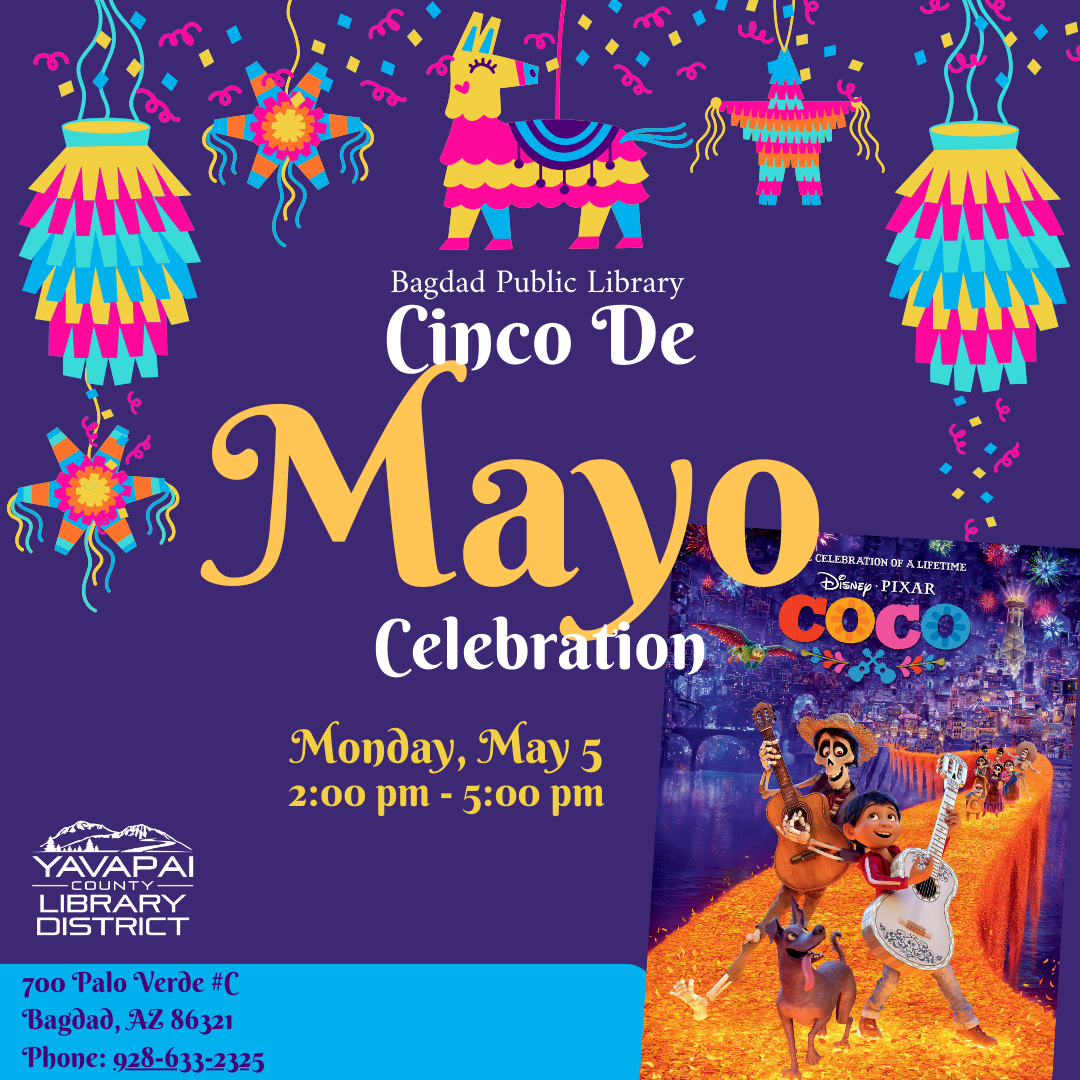 Coco Movie & Maracas for Cinco De Mayo | Yavapai Library Network